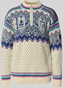 Dale of Norway Norwegerpullover aus Wolle mit Troyer-Kragen