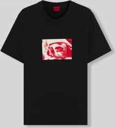 HUGO BOSS Regular Fit T-Shirt aus reiner Baumwolle Modell Dirom