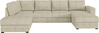Mirjan24 Ecksofa Wilma Premium, 2 Bettkasten und Schlaffunktion, Eckcouch Polsterecke Sofa Couch Couchgarnitur Schlafsofa Bettsofa (Corbett 21, Seite: Links)