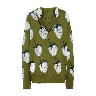 La DoubleJ Himbeerfarbener Hoodie - - Knitwear - Damen - Gr&uuml;n - L