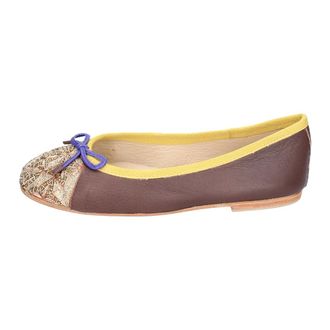 Coral Blue Femme, Chaussures, Brun, Taille: 38 EU Ballerines en cuir pour femmes