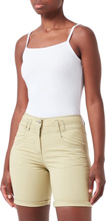 Tom Tailor Damen Chino Bermuda Shorts 1031730, 28725 - Light Moderate Olive, 32