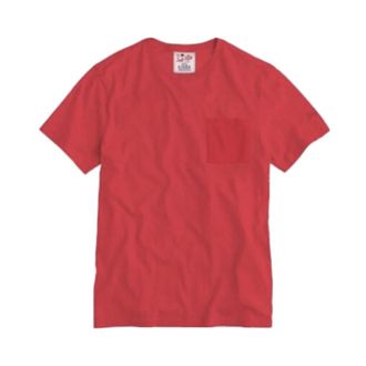 MC2 Saint Barth Leinen Herren T-Shirt Verschiedene Farben - - Tops - Herren - Rot - L
