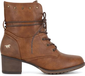 Mustang Jeans Schnürschuhe Mustang 1197-508 Braun