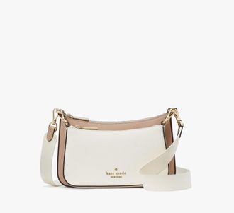 Kate Spade New York Duet Umh&auml;ngetasche Aus Saffianleder In Blockfarben