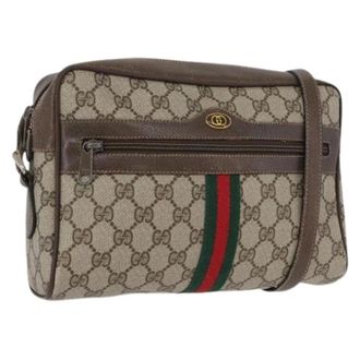 Gucci Sac &agrave; bandouli&egrave;re vintage Pre-owned - Femme - Pre-owned - Beige - Taille: ONE Size