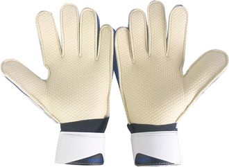 Walmeck Torwarthandschuhe, Verdickte Latex-Handfl&auml;che, Maximaler Schutz, Griff, Erwachsene, Fu&szlig;ball, Blau, Gr&uuml;n, Rot, Gr&ouml;&szlig;e 7/8/9 (7)