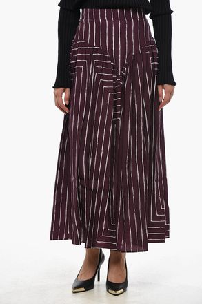 Stella McCartney Maxi Skirt SWEET HEART with Striped Print Stella McCartney