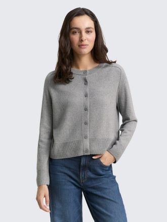 Tom Tailor Cardigan Pullover & Strickjacken Cardigan mit Kaschmir-Anteil