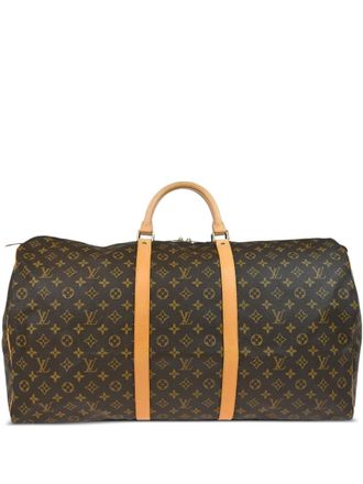 Louis Vuitton sac de voyage Keepall 60 (1996) - Marron