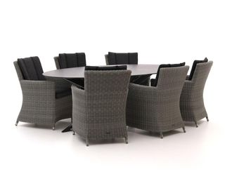 Intenso Furniture Intenso Adriano/Furato ellips 240 cm Gartenm&ouml;bel-Set 7-Teilig