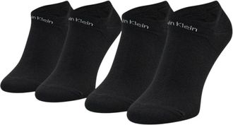 Calvin Klein Jeans Femme, Sous-v&ecirc;tements, Noir, Taille: ONE Size Chaussettes NoShow noires 3Pack