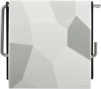 MSV Bad Serie Toilettenpapierhalter WC Rollenhalter Papierhalter Klopapierhalter mit Klappe - Origami