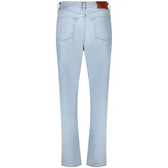 Calvin Klein High-Waisted Mom Jeans - Blue