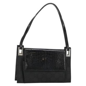 Gucci Sac bandouli&egrave;re vintage Pre-owned - Femme - Pre-owned - Noir - Taille: ONE Size