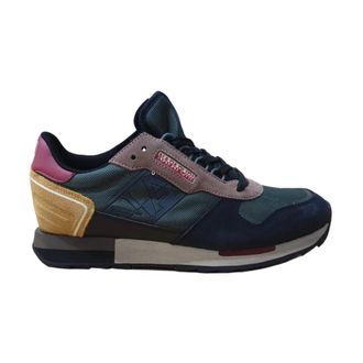 Napapijri Gr&uuml;ne Leder/Stoff Low-Top Sneakers - - Shoes - Herren - Gr&uuml;n - 43 EU