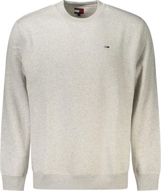 Tommy Hilfiger Logo-Embroidered Cotton Sweatshirt - Gray