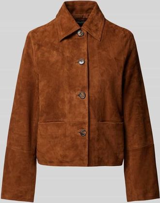 Zadig&Voltaire Jacke in Leder-Optik mit Eingrifftaschen Modell LESSA