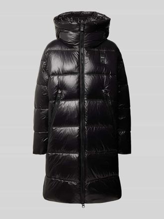 Blauer Regular Fit Steppmantel mit Zweiwege-Rei&szlig;verschluss Modell ARMORY