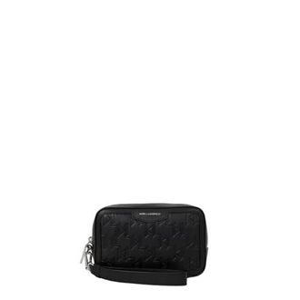 Karl Lagerfeld Pochette main cuir K/Loom Noir