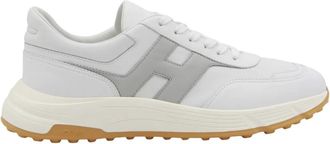 Hogan Low-Top Sneaker - Sole Sneakers With Textured Gum Outsole - Gr. 9_5 - in Wei&szlig; - f&uuml;r Damen