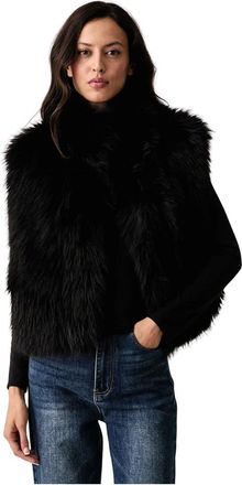 Patrizia Pepe Gilet r&eacute;versible - Femme - Vestes - Noir - Taille: 44 FR