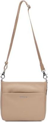 Mandarina Duck Mellow Leather Crossover, Femmes, Warm Taupe