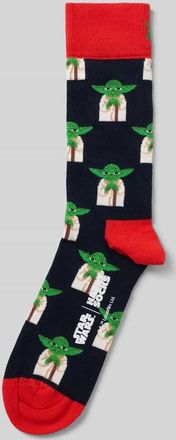 Happy Socks Socken aus elastischem Baumwoll-Mix mit Allover-Muster