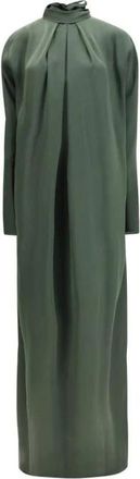 Petar Petrov Robe D&eacute;contract&eacute;e en Soie - Femme - Robes - Vert - Taille: 40 FR