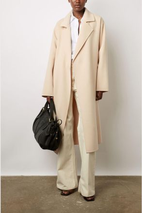 Gerard Darel Trench en laine m&eacute;lang&eacute;e - NEISSA - Sable
