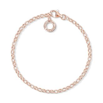 Thomas Sabo Thomas Sabo Damen Armband ros&eacute;gold Carrier X0243-415-40-L15-5 - - Accessories - Damen - Gelb - ONE SIZE