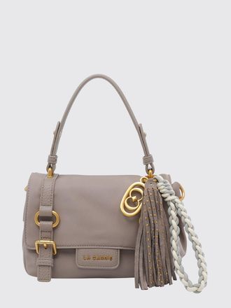 La Carrie Atena Mini-Schultertasche aus Nylon mit Ledergriff