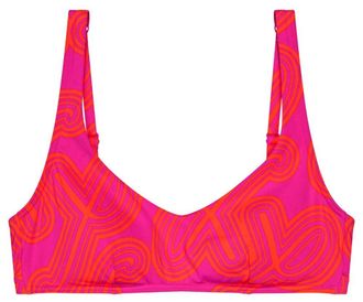 Triumph Damen Flex Smart Summer P 02 pt EX Bikini top, Brown - Dark Combination, 01