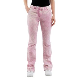 Moschino Femme, Pantalons, Rose, Taille: 36 FR Slim-fit Pantalons
