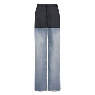 Alaia Damen, Hosen, Blau, XSGr&ouml;&szlig;e