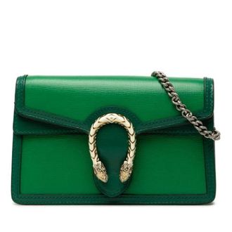 Gucci Sac bandouli&egrave;re Mini Dionysus Pre-owned - Femme - Pre-owned - Vert - Taille: ONE Size