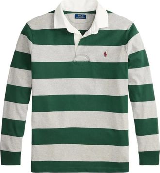Polo Ralph Lauren Homme, Tops, Vert, Taille: M Polo Rugby &agrave; Logo Brod&eacute;