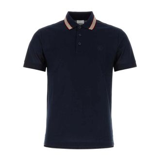Burberry Piquet Polo Shirt - - Tops - Herren - Blau - S