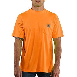 Carhartt Work in Progress T-Shirt &agrave; Manches Courtes pour Homme - Orange - Medium