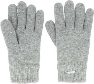 Eisglut Undinel Gants en Polaire Temps Froid, Argent&eacute; chin&eacute;, S/M (Umfang 17,5-19cm / 6,5-7,0 inch) Femme