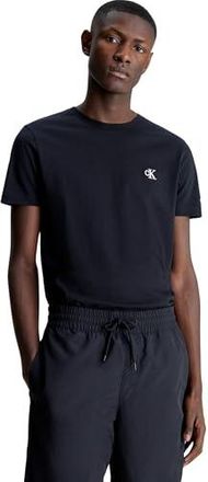 Calvin Klein T-Shirt Manches Courtes Homme CK Essential Slim Fit, Noir (CK Black), 3XL