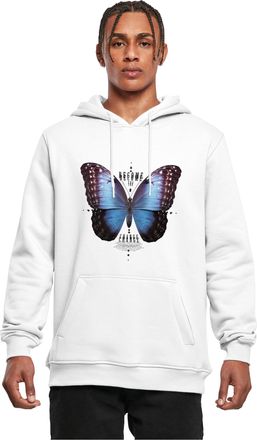 Mister Tee Herren Become The Change Butterfly Hoody White, L
