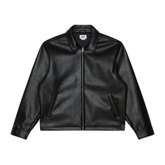 Obey Homme, Vestes, Noir, Taille: M Workman PU Jacket