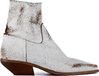 Elena Iachi Femme, Chaussures, Blanc, Taille: 36 EU Texano Basso