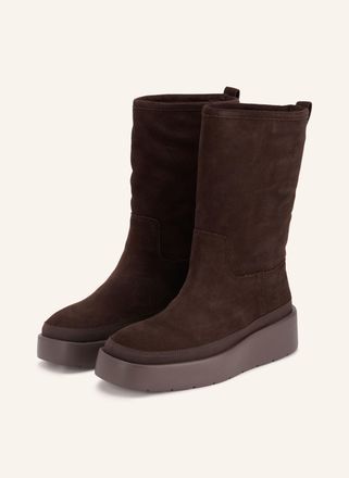 Calvin Klein Plateau-Boots braun
