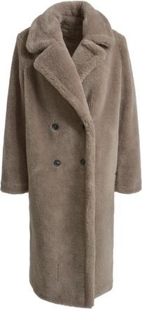 Smith & Soul Teddyfell-Mantel - - Coats - Damen - Beige - L