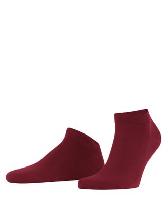 Falke Herren Sneakersocken ClimaWool M Sn Wolle Lyocell kurz einfarbig 1 Paar, Rot Scarlet 8228, 47-48