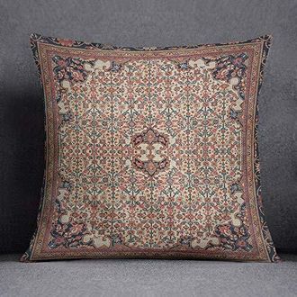 Bonamaison Le Jardin du Lin Kissenhüllen, Cotton, Mehrfarbig, 45x45