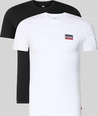Levi's T-Shirt mit Label-Print im 2er-Pack