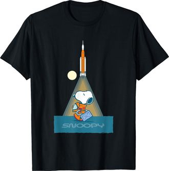 Peanuts Snoopy Astronaut Vorbereitung für den Start T-Shirt
